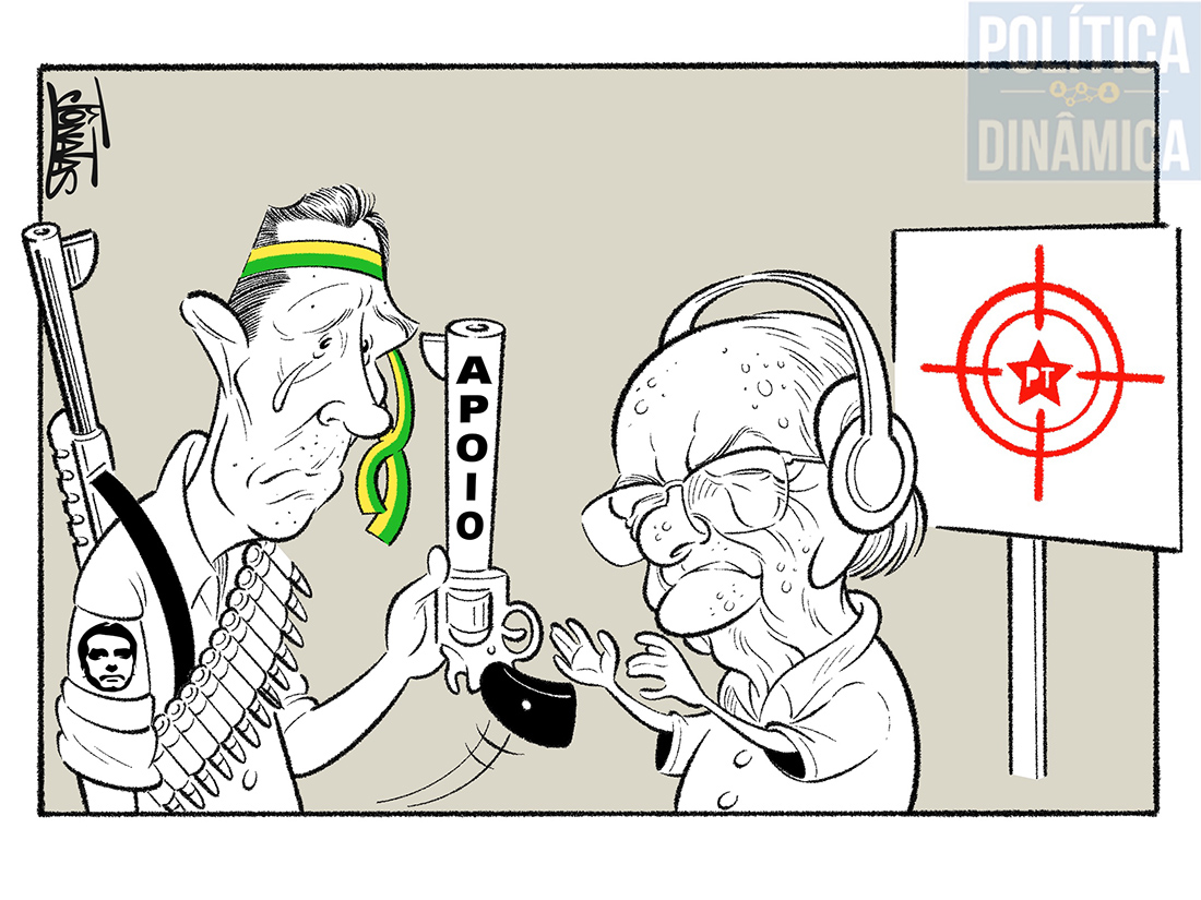 APOIO DO CORONEL DIEGO A SÍLVIO - Jônatas Charges - Política Dinâmica APOIO DO CORONEL DIEGO A SÍLVIO - Jônatas Charges - Política Dinâmica